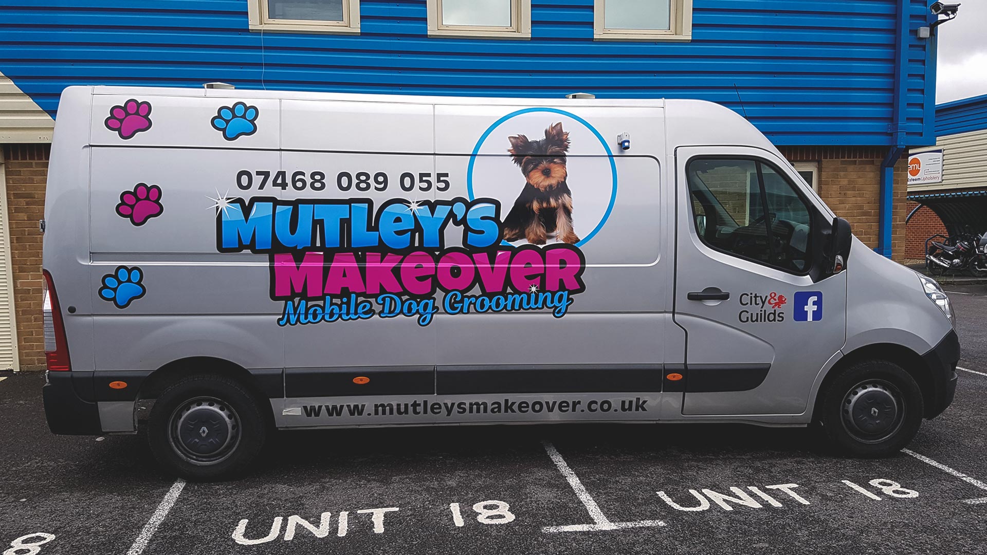 Mutley's Makeover Vehicle Wrap by Insignia Signs Poole Bournemouth
