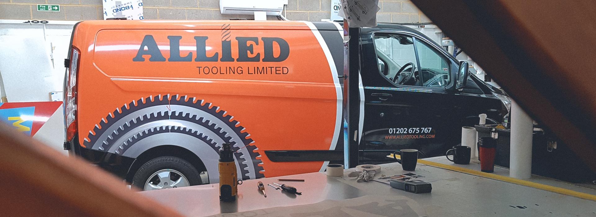 Allied Tooling Ltd Vehicle Wrap by Insignia Signs Poole Bournemouth