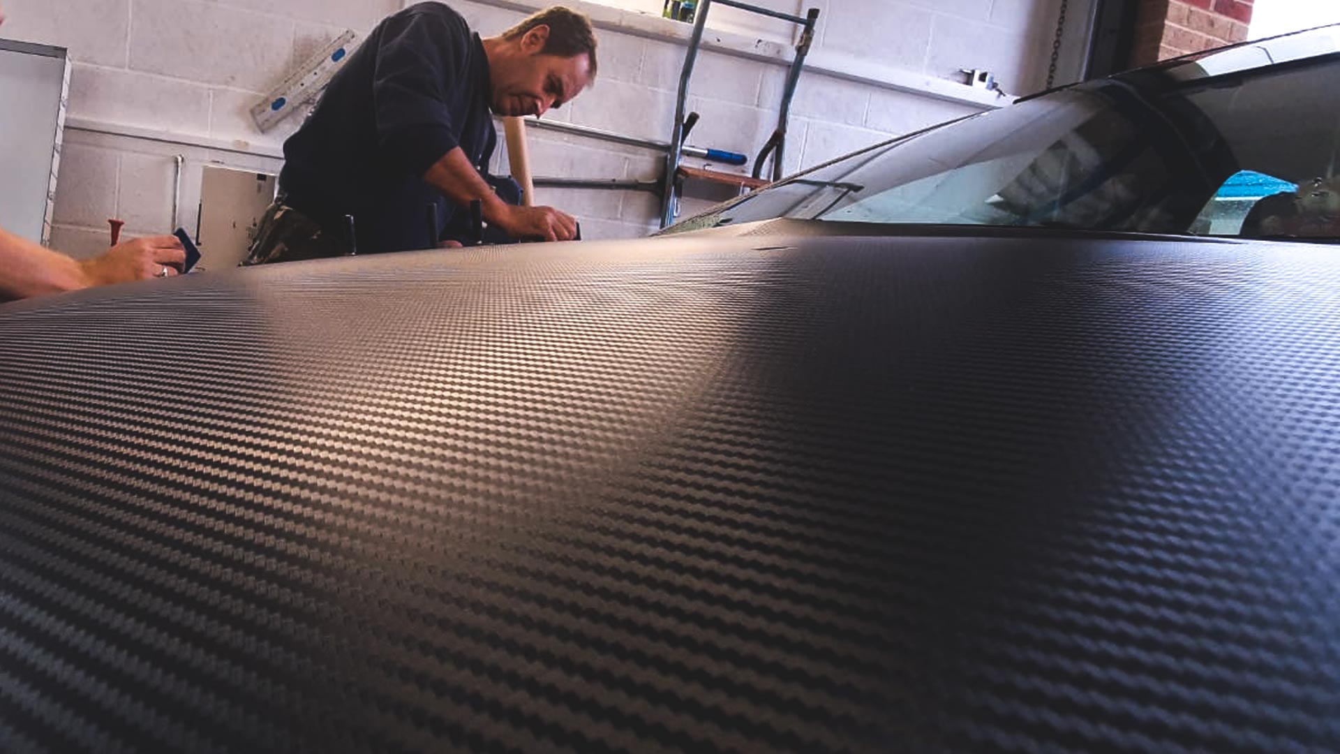 Car Bonnet Carbon Wrap by Insignia Signs Poole Bournemouth