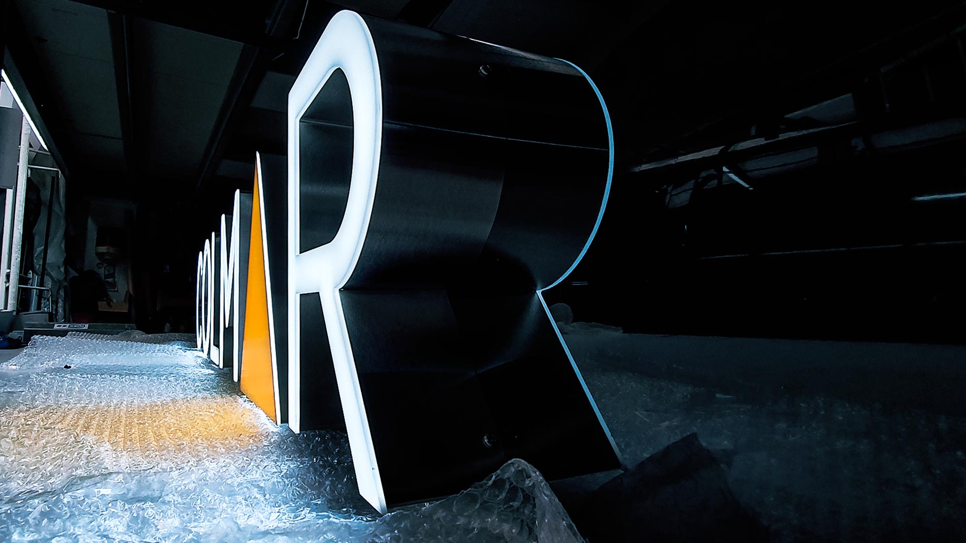 Colmar Construction Ltd Illuminated Sign by Insignia Signs Poole ...